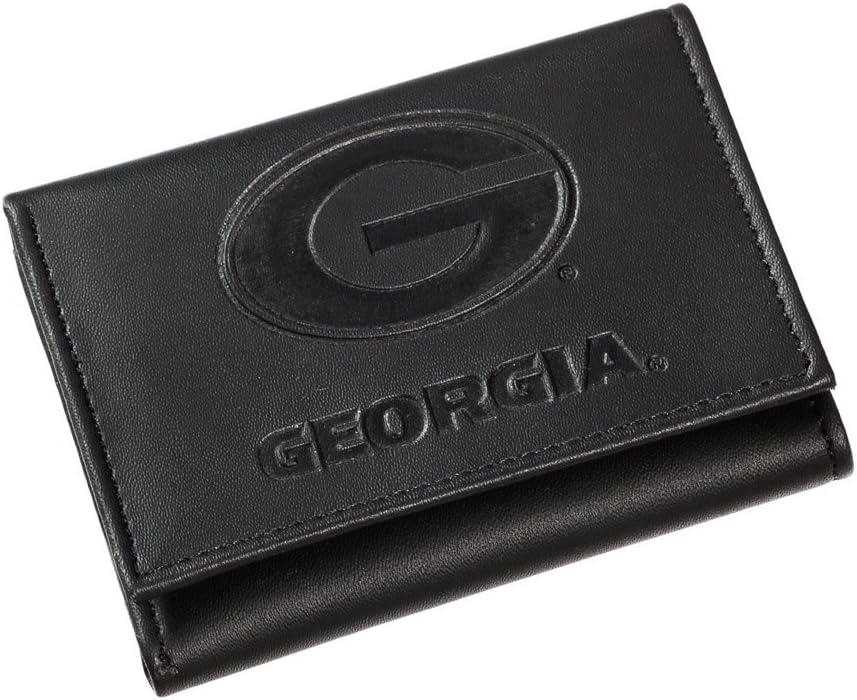 Amazon.com: Team Sports America NCAA Georgia Bulldogs Black Wallet ...