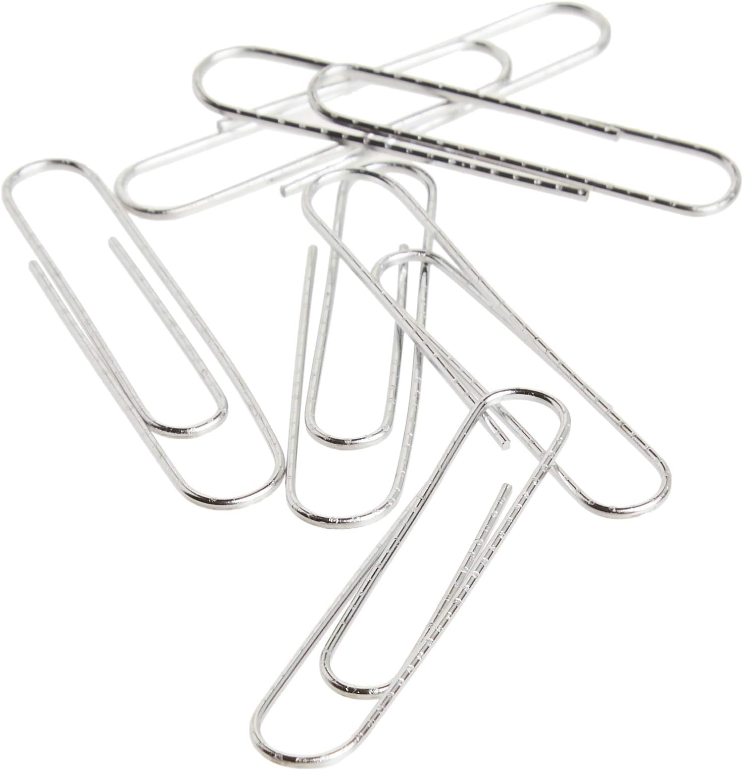Amazon.com : ACCO Non-Skid Paper Clips, No.4 Jumbo Size, Silver, Box of ...