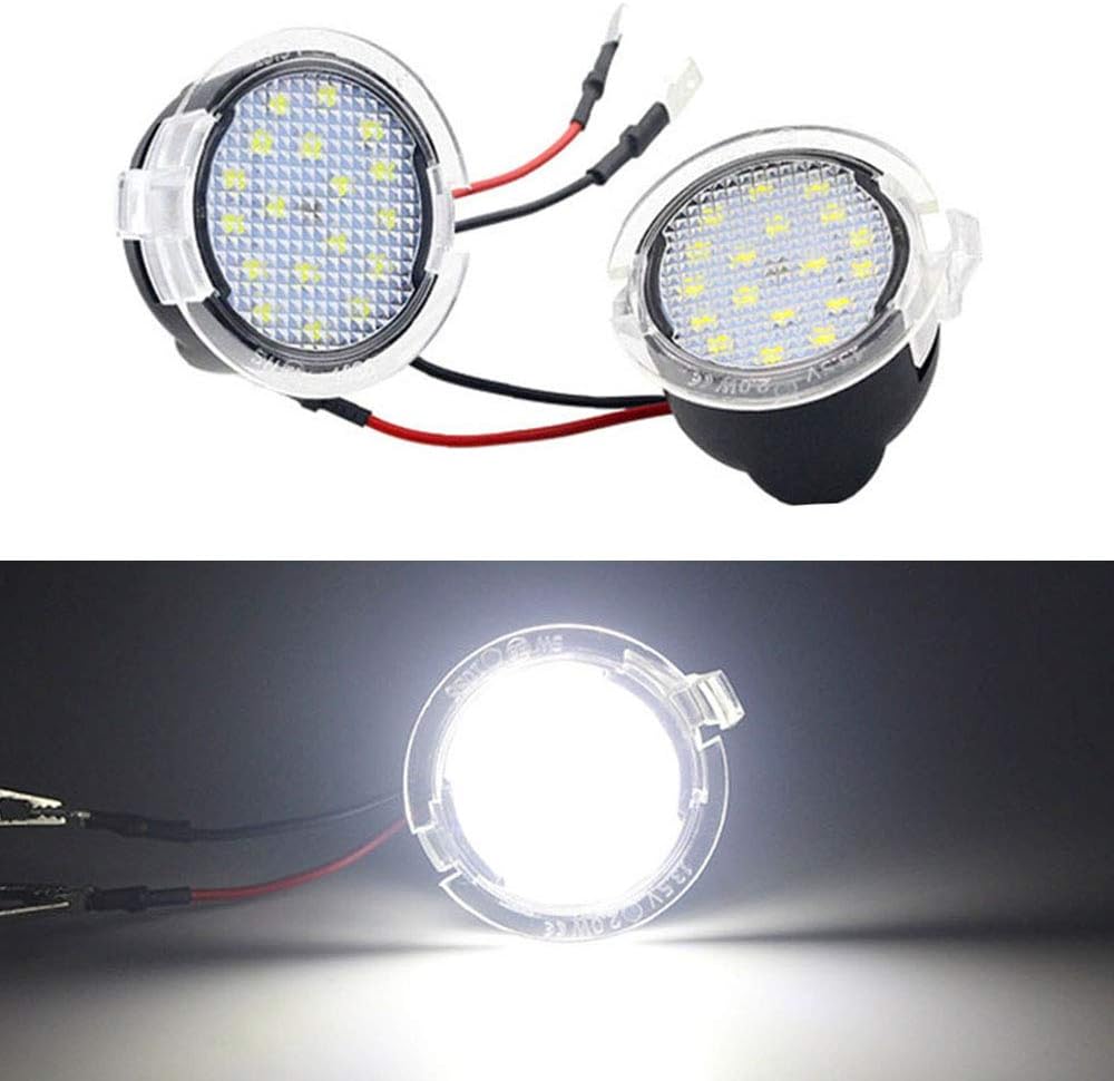 Mirror Puddle Light, 2 PCS 18 LED Under Mirror Puddle Light for Ford ...