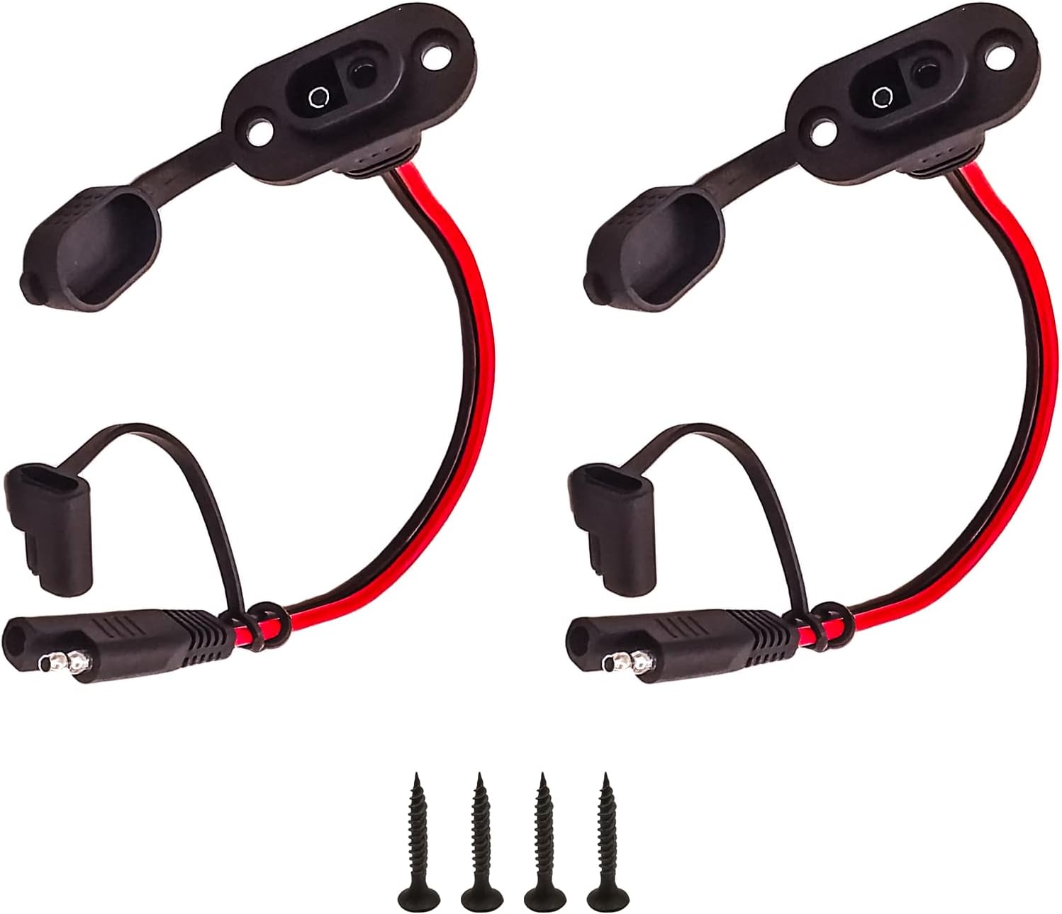 Amazon.com: CERRXIAN Right Angle SAE Polarity Reverse Adapter, 90 ...