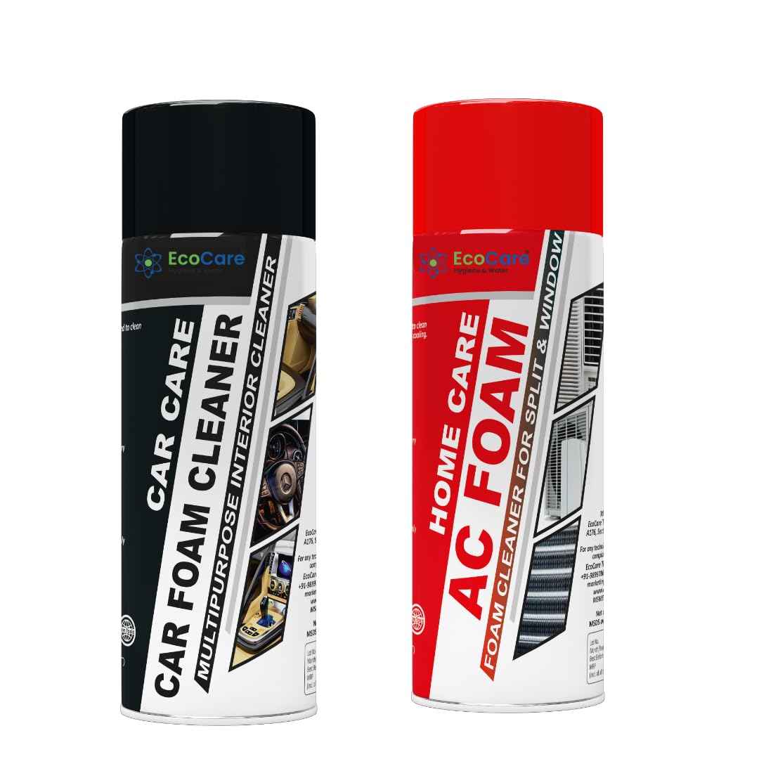EcoCare Car care & Ac care Foam Cleaner for maintain your Car and Ac ...