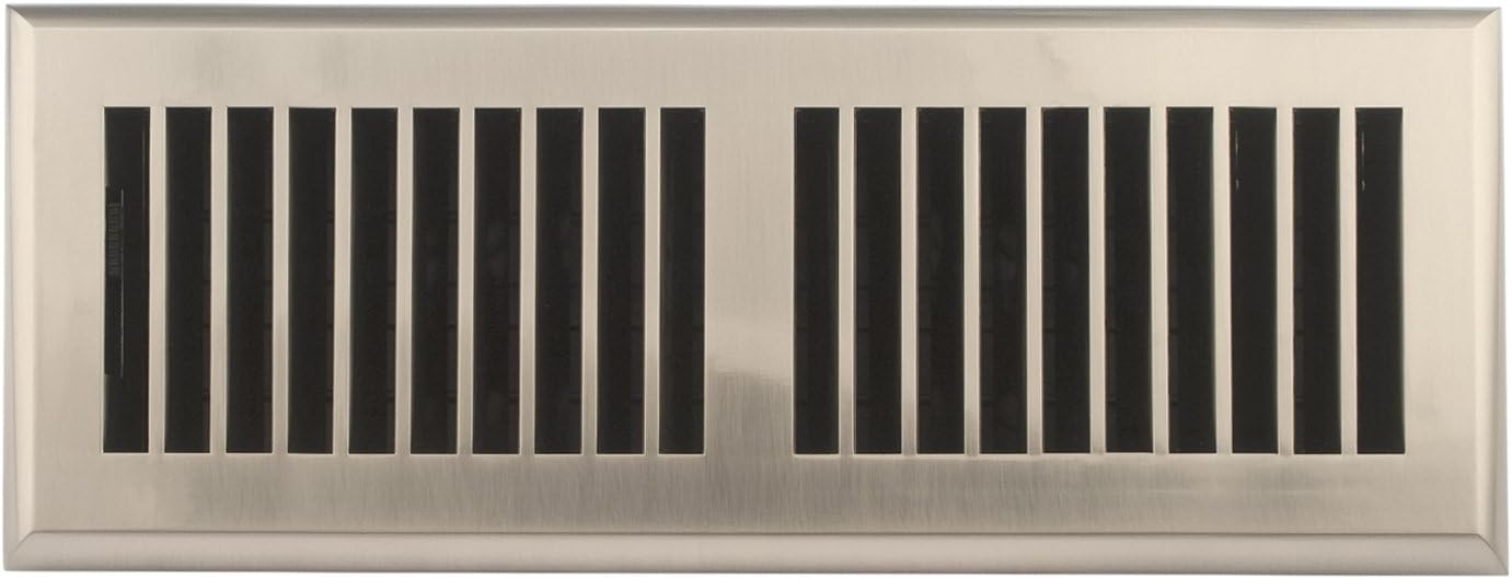 Buy Accord APFRSNL412 Plastic Floor Register with Louvered Design, 4 ...