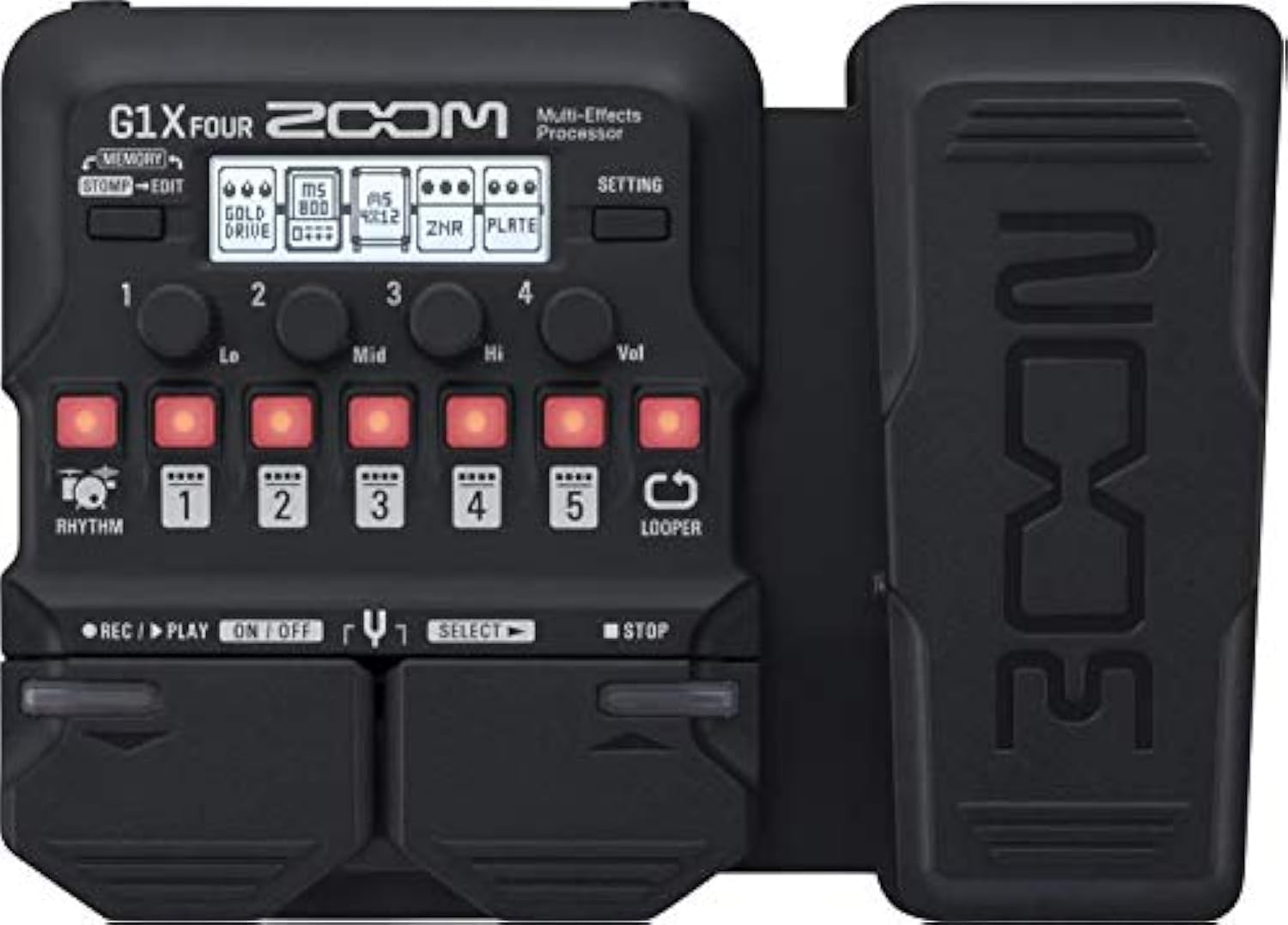 Zoom A1X FOUR Acoustic Instrument Multi-Effects Processor with ...