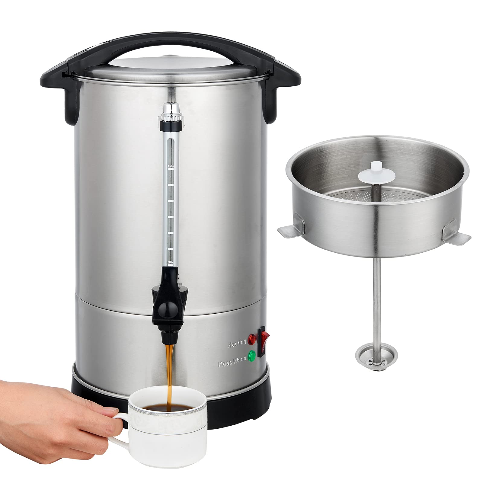 Buy Valgus Commercial Grade Stainless Steel Coffee Urn with Percolator ...