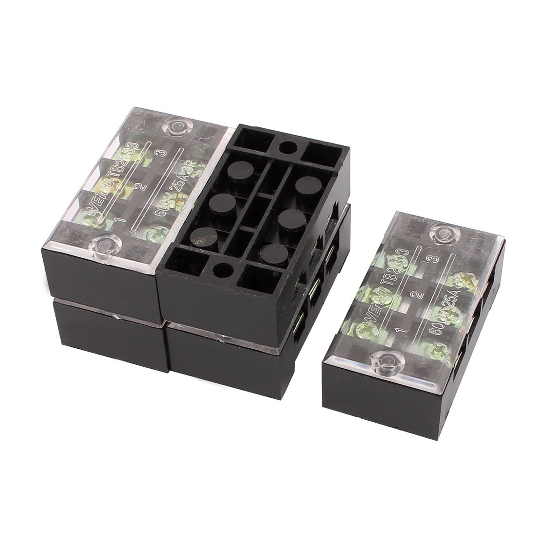 Terminal Strips HSEAMALL 24PCS 8Sets Screw Terminal Strip,3/4/5/6 ...