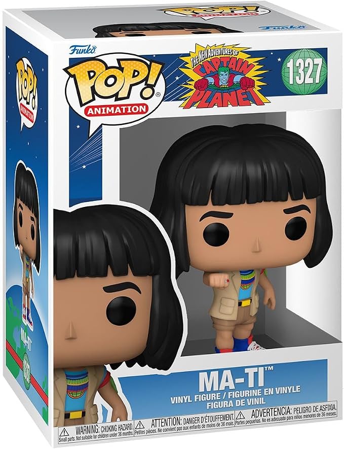 Amazon.com: Funko POP! Animation: Captain Planet - Ma-Ti - Captain ...