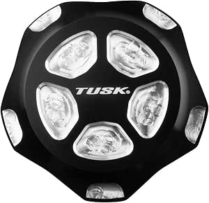 Amazon.com: Tusk Billet Aluminum Gas Cap Black/Silver : Automotive