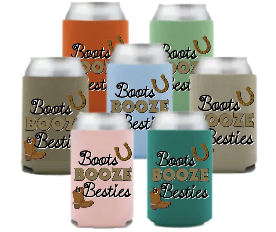 Amazon.com: BOOTS Booze & Bestees Coolies (Set of 7) Party Favor Gift ...