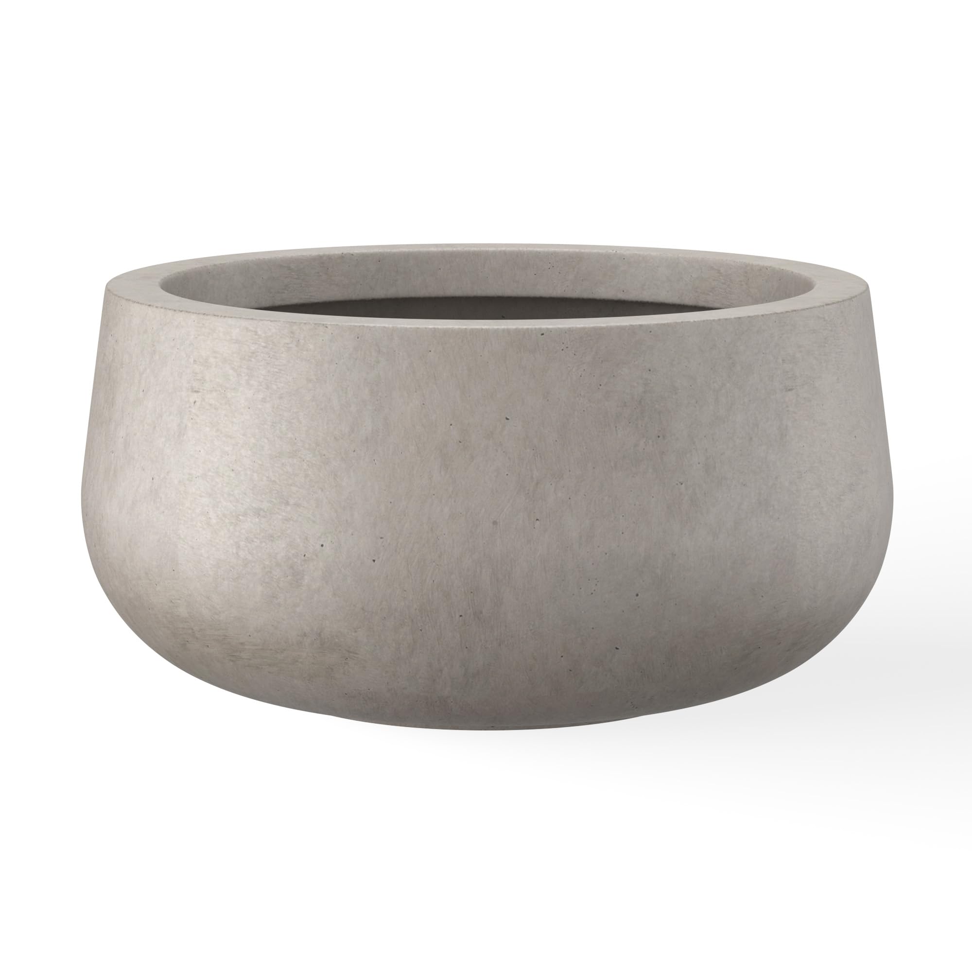 Amazon.com : Kante 19.6" Dia Round Concrete Planter, Cement Plant Pots ...