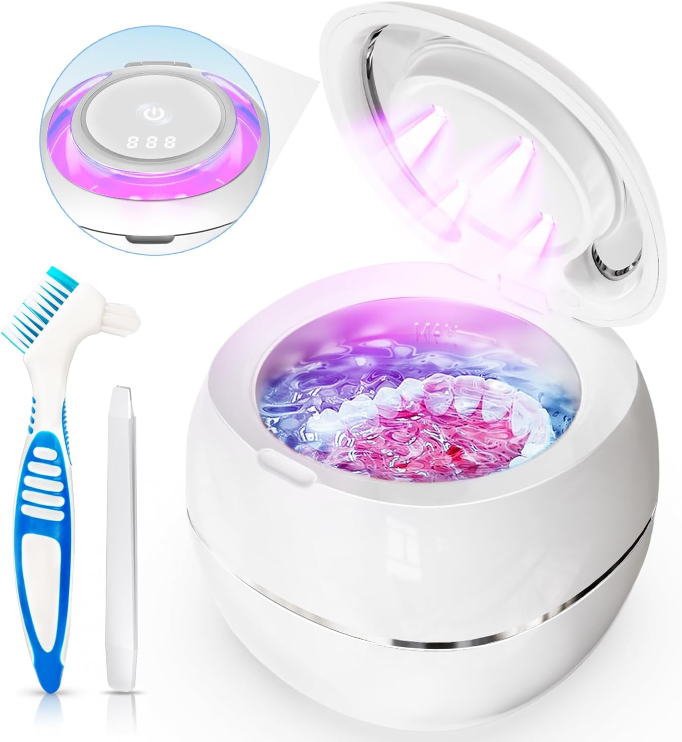 Amazon.com : Ultrasonic Cleaner Retainer Cleaning Machine: 43kHz Ultra ...