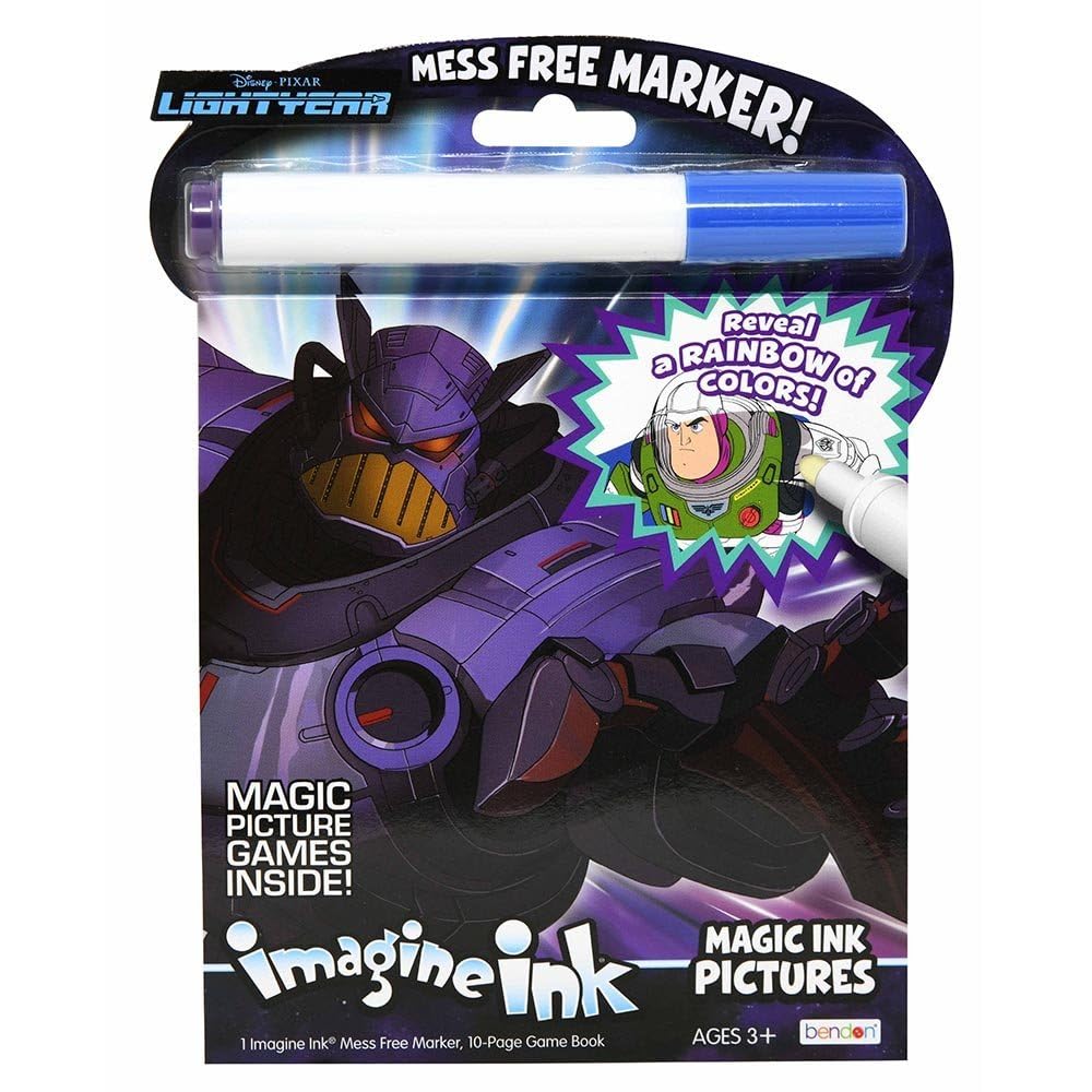 Amazon.com: Disney Pixar Lightyear Imagine Ink Magic Ink Pictures ...