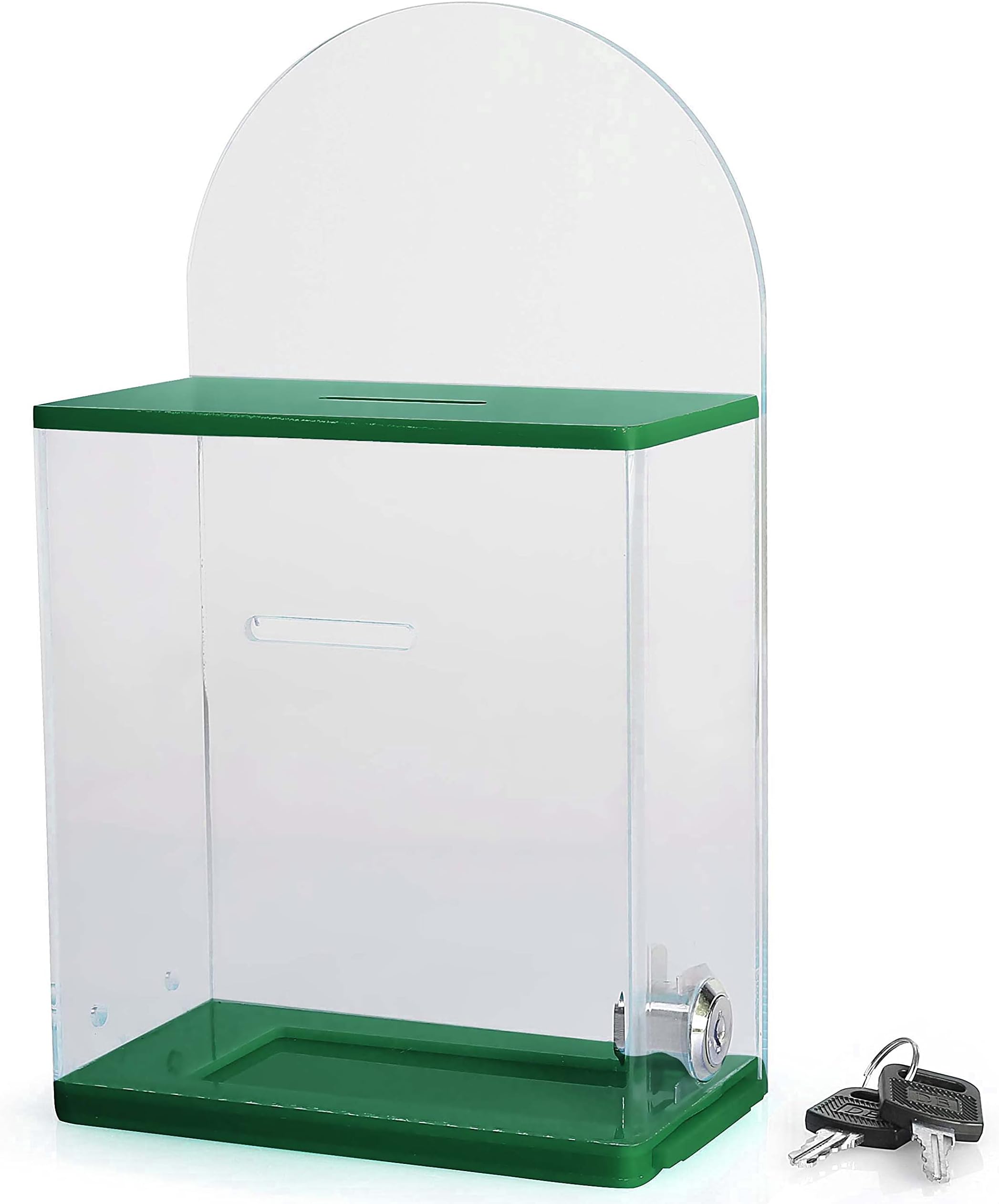 Amazon.com: Acrylic Donation Suggestion collection Box Pre Drilled ...