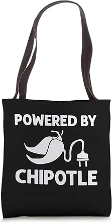 Amazon.com: Chipotle Peppers Sauce Chili Salsa Powder Queso Food Tote ...