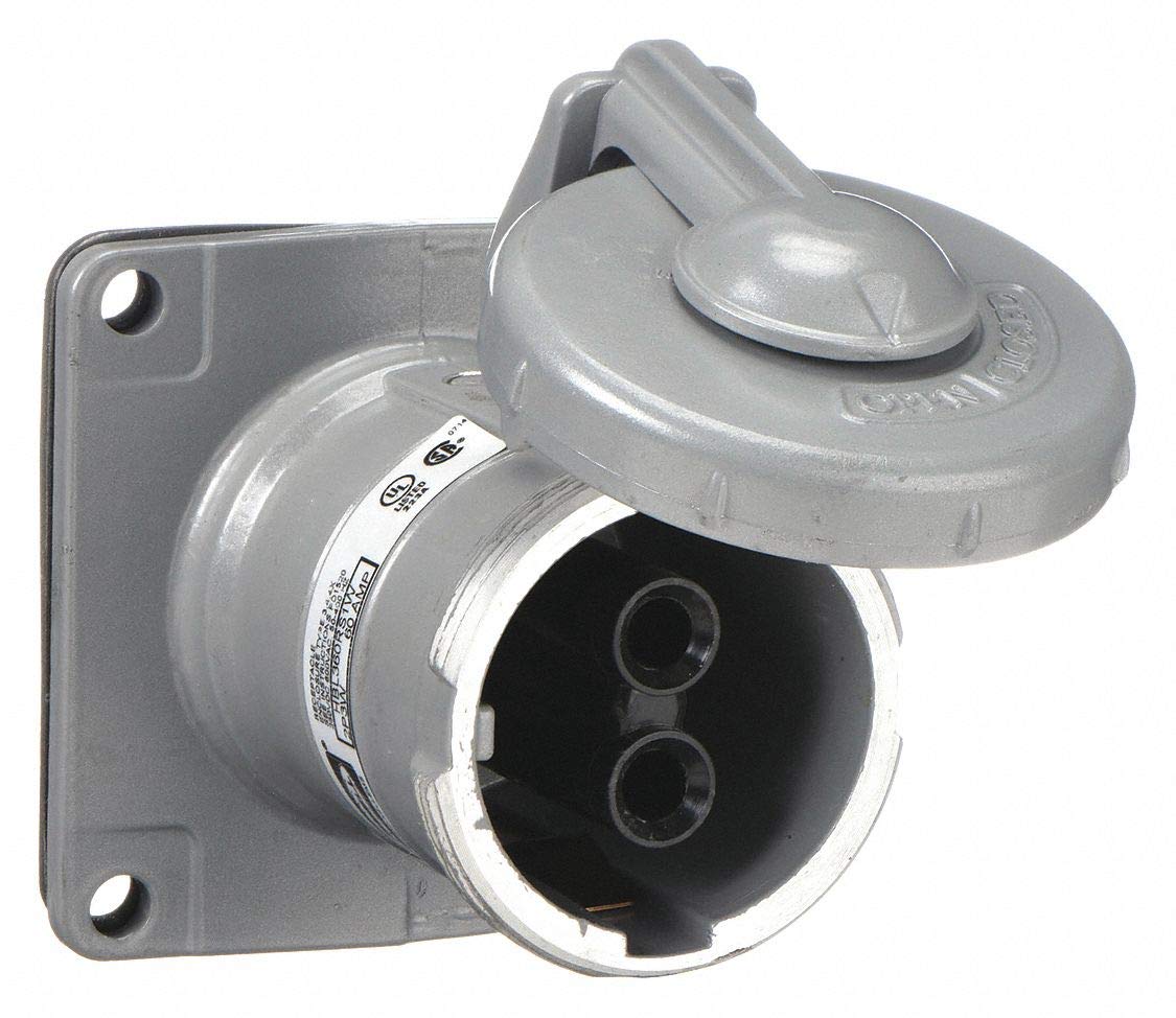 Pin and Sleeve Receptacle, 60A, 600Vac: Electric Plugs: Amazon.com ...