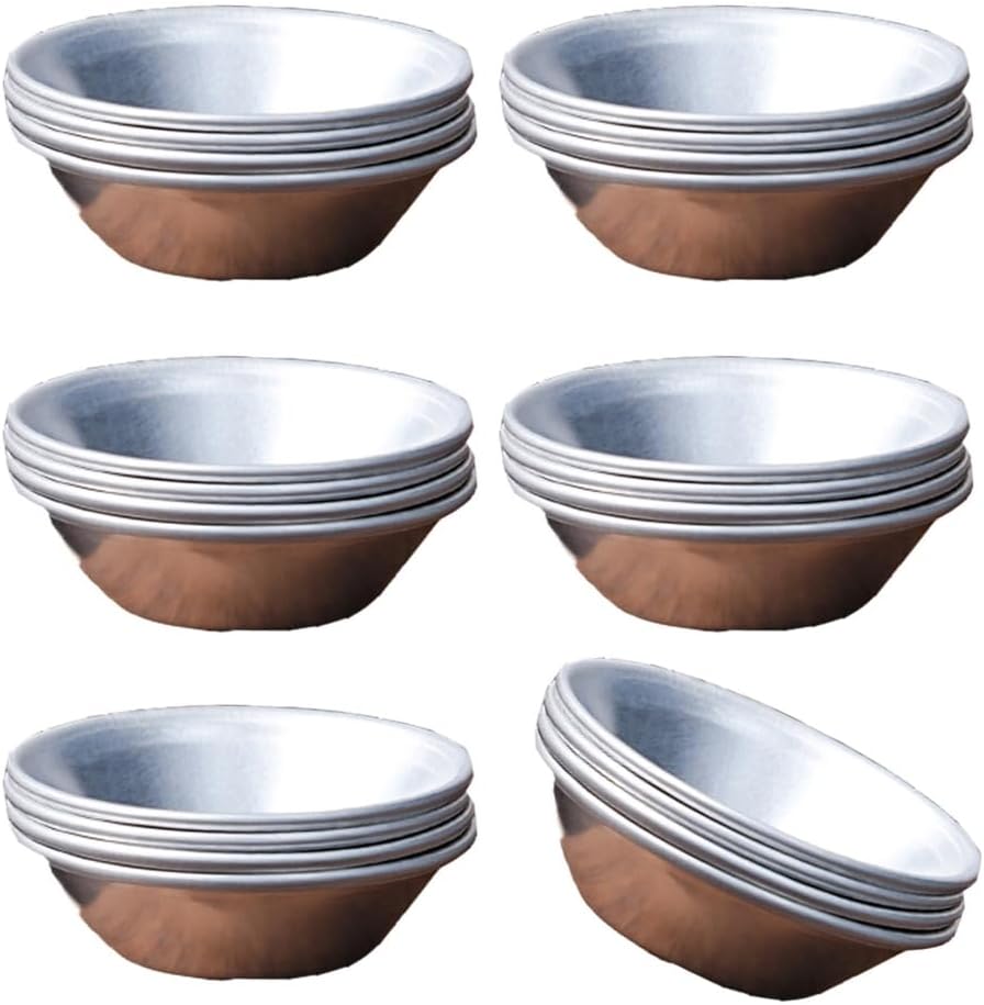 Amazon.com: 24Pcs Eggs Tart Molds Aluminium Small Tart Pans Cupcakes ...