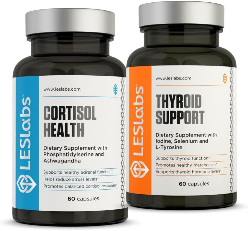 Amazon.com: LES Labs Cortisol and Metabolic Health Support Duo ...