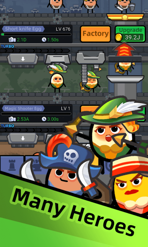 Egg Factory - Idle Hero Maker_Game-Amazonアプリストアのアプリ