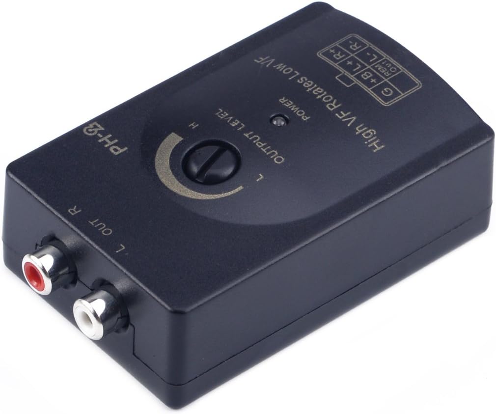 Amazon.com: beler Professional 0-2V Car Audio RCA Speaker High To Low ...