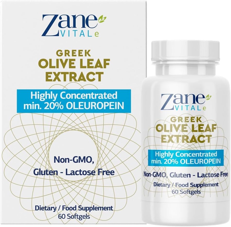 Amazon.com: Zane Greek Olive Leaf Extract - min. 20% Oleuropein ...