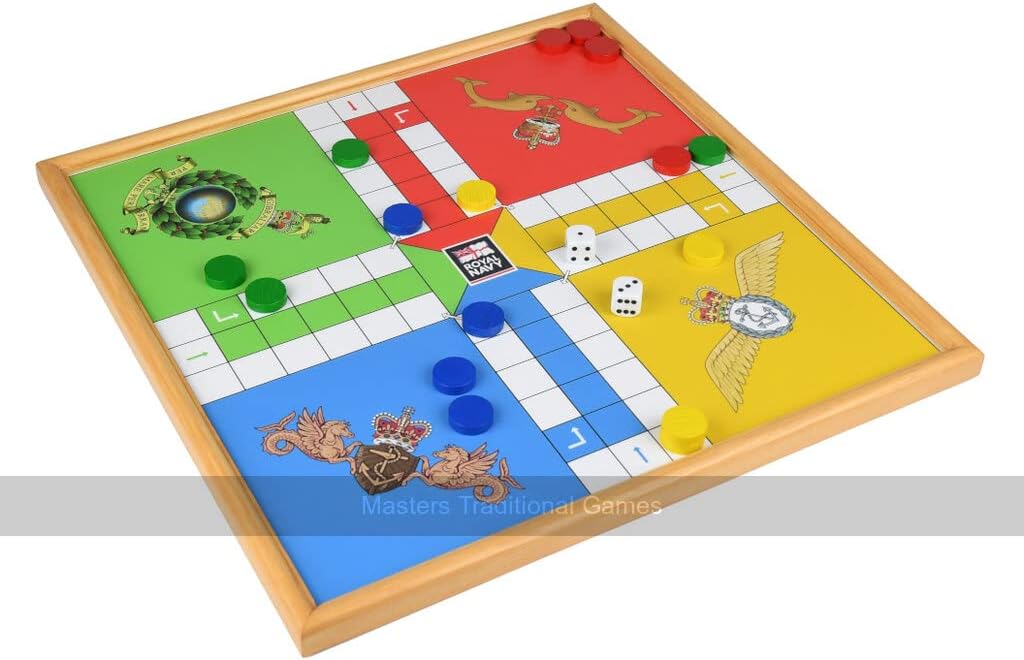Wooden Uckers Game - Royal Navy Edition : Amazon.co.uk: Toys & Games