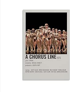 Amazon.com: Retro Movie Poster A Chorus Line American Classic Song And ...