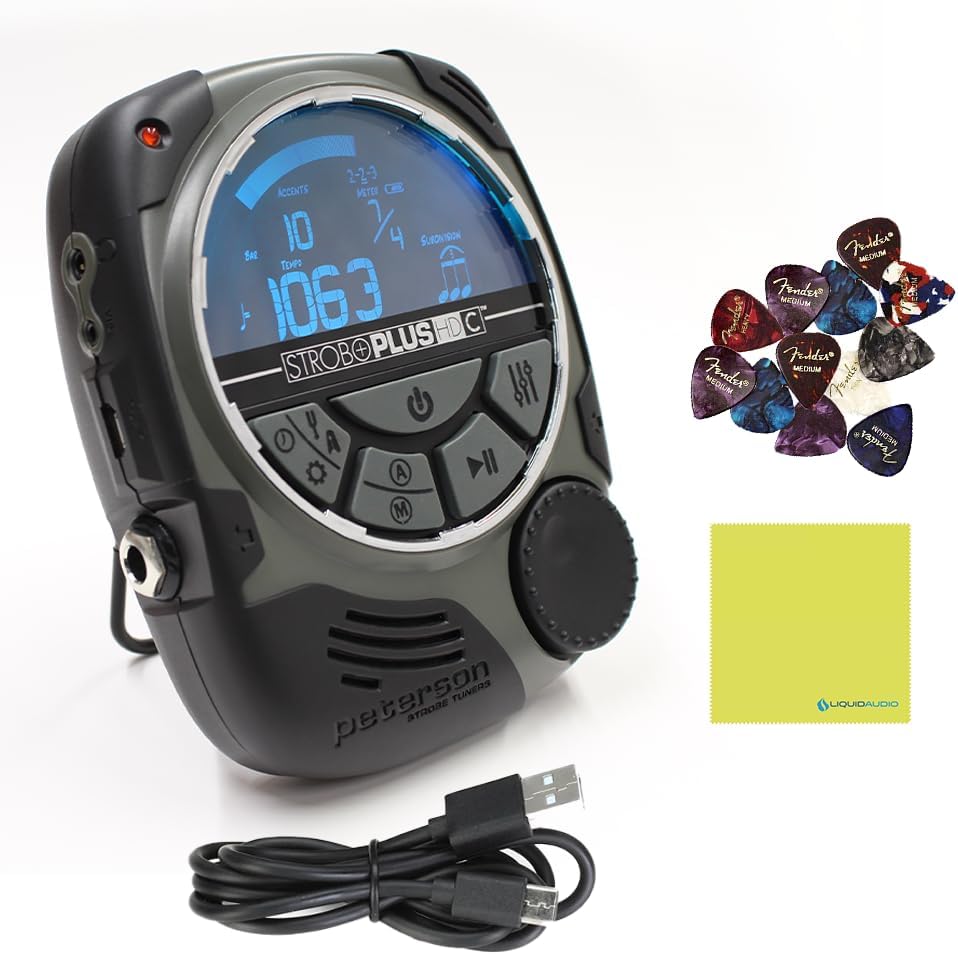 Amazon.com: Peterson Tuners StroboPLUS HDC Handheld Strobe Tuner ...