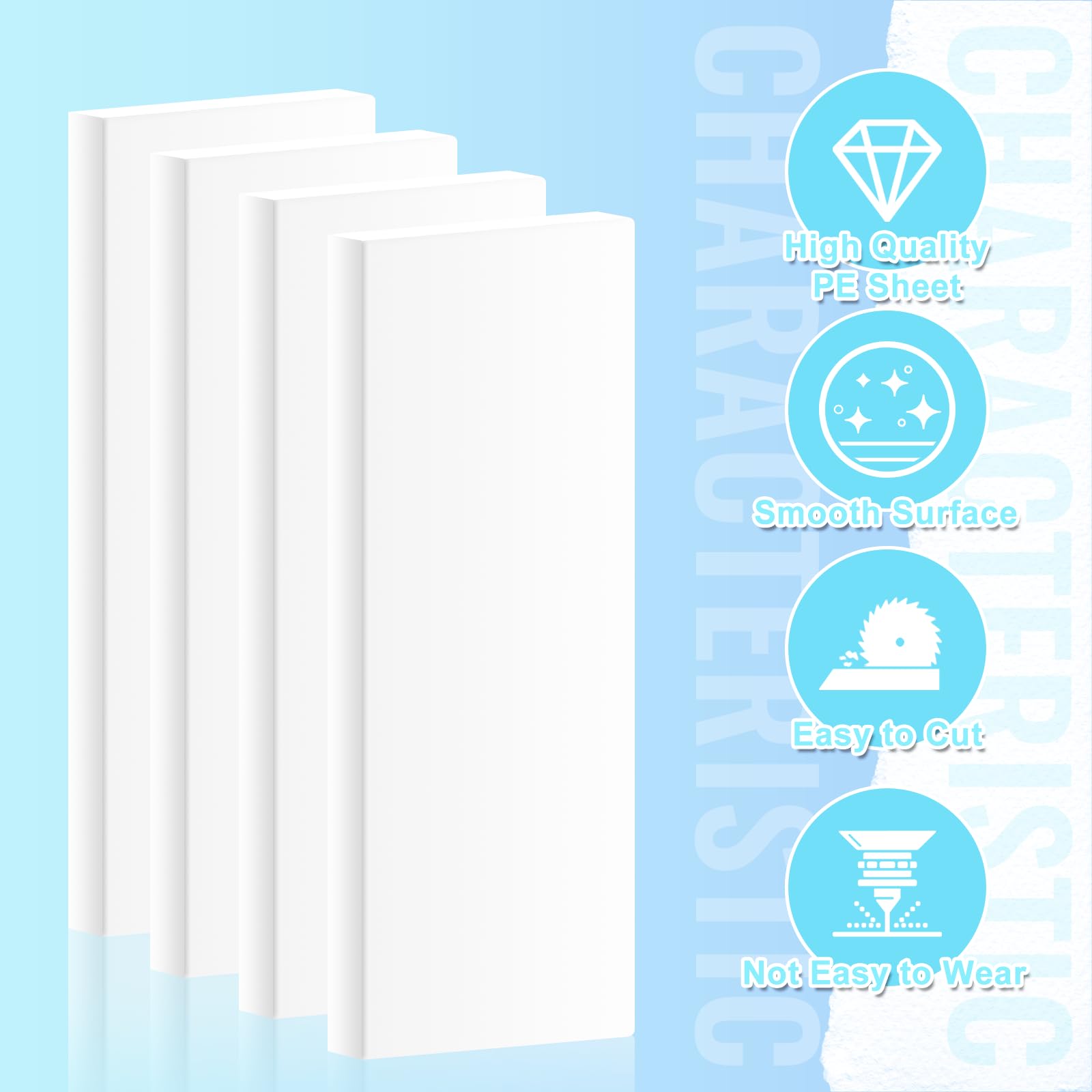 Snapklik.com : Gute HDPE Block White HDPE Plastic Sheet High Density ...