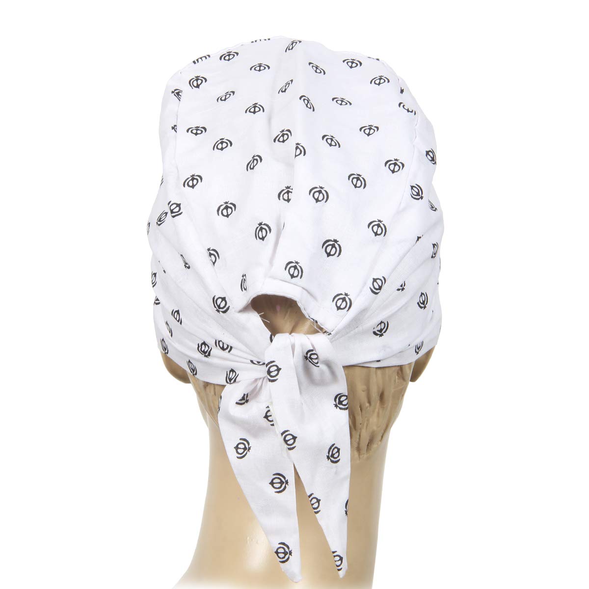 Buy BISMAADH 100% Cotton Sikh Religious Khanda Printed Patka Durag ...