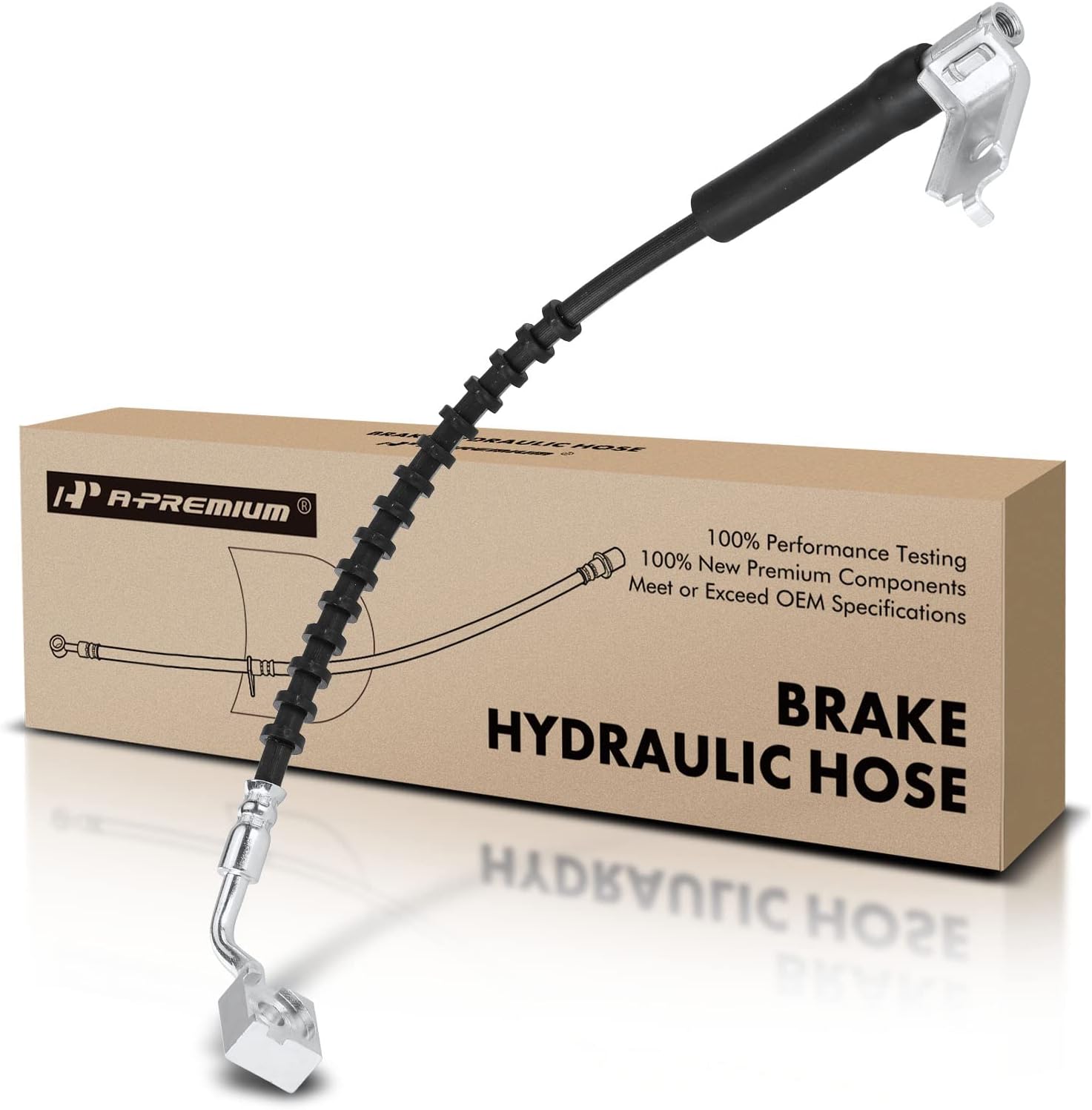 Amazon.com: AUTO DN 2X Front Brake Line Brake Hose Front Brake ...