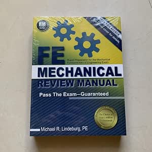 Fe Mechanical Review Manual New Edition by Michael R. Lindeburg For ...