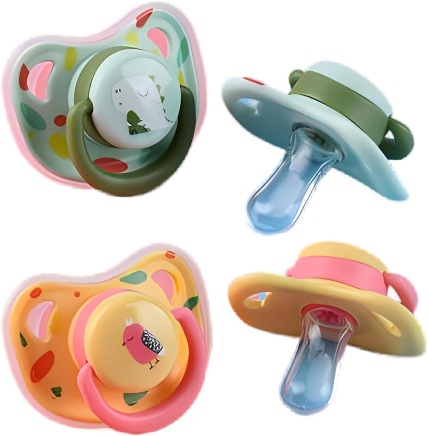 JYJLLM 2 Pack Ultra-Light Soothers, Newborn Dummies,Pacifier，mam Dummies Newborn，Baby Dummies ...