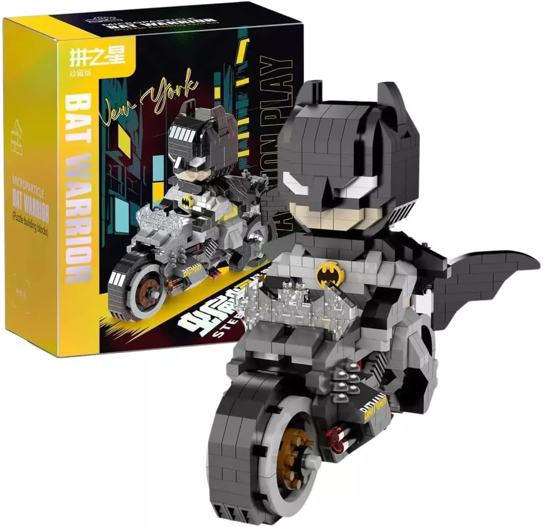 MR. GADGETS Figura de Bloques Armables Batman Batimoto 11cm, Estatuilla ...