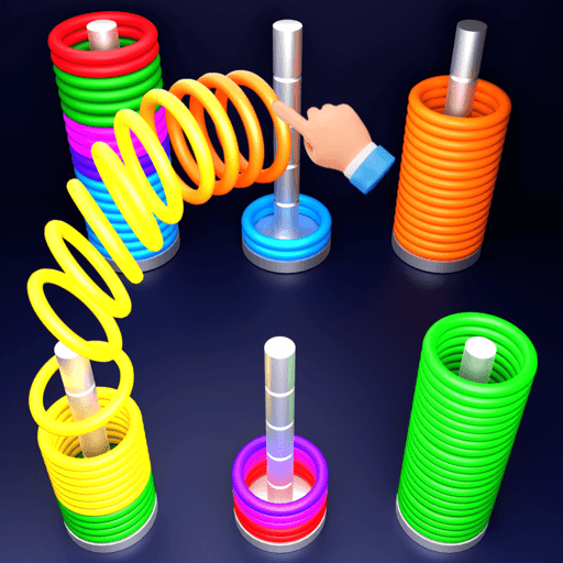 Slinky Sort Puzzle Game 2024 New Merge Hexa Water sort Color Fill ...