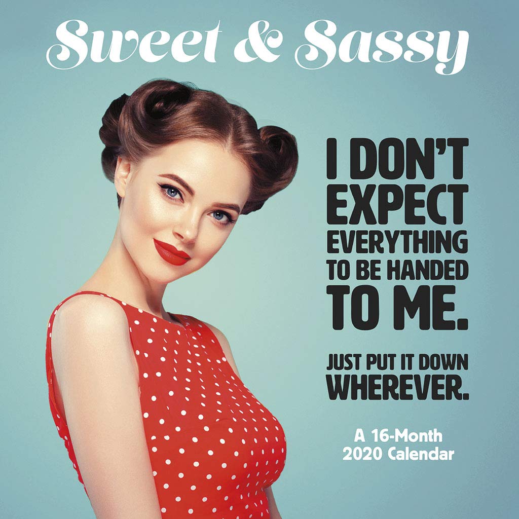 Amazon.com: Sweet & Sassy 2020 Wall Calendar: 9781438870786: Trends ...