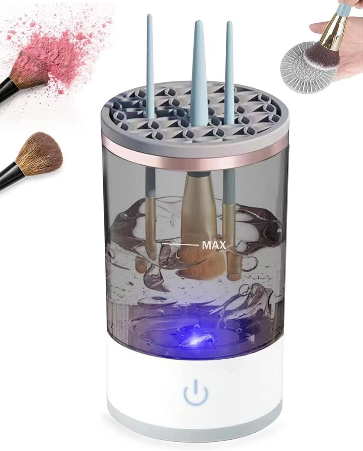 Amazon.com: Makeup Brush Cleaner Machine Electric Makeup Brush Cleaner ...