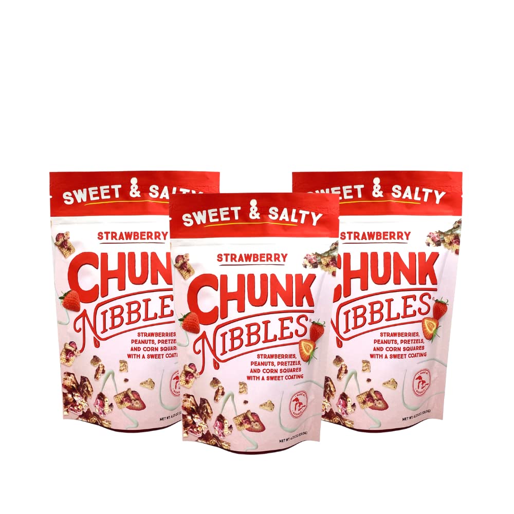 Amazon.com: Chunk Nibbles Sweet and Salty Snacks | Strawberry Flavor ...