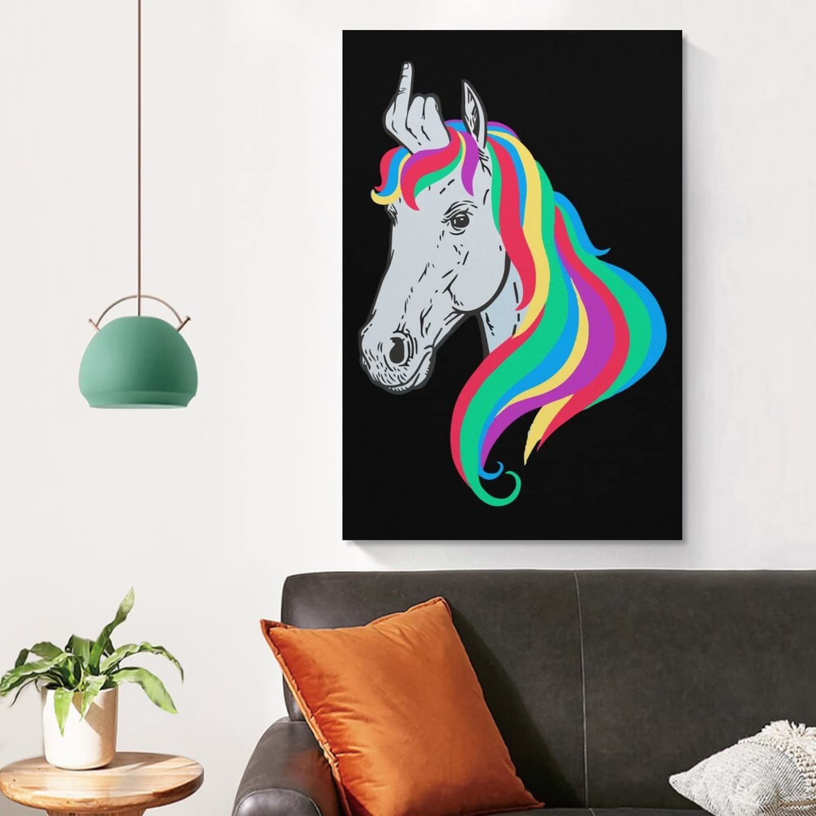 Unicorn Throwing Middle Finger Unicorns