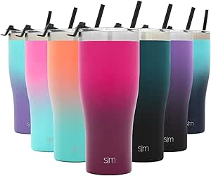 Amazon.com | Simple Modern Slim Cruiser Tumbler with Clear Flip Lid and ...