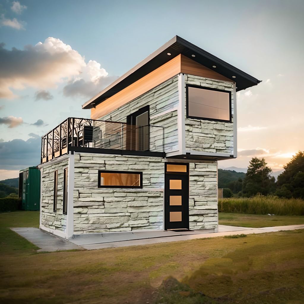 Amazon.com: 2 Story 20 x 10ft x 2 Room Villa Container House ...