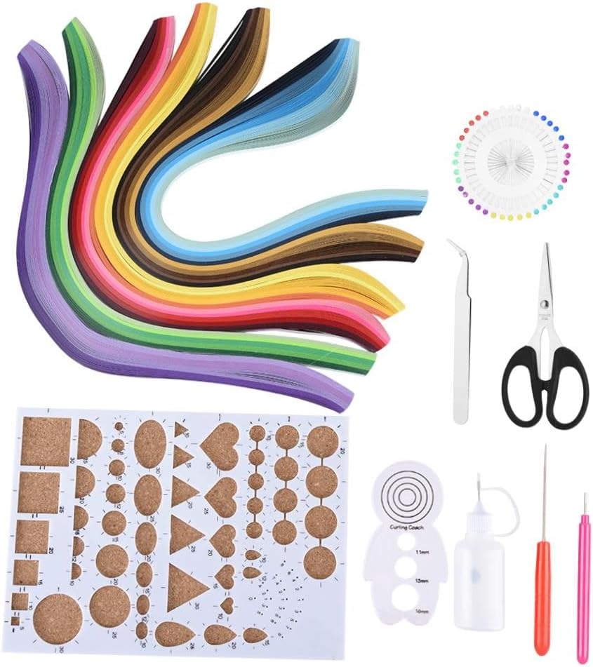 Amazon.com: Complete Paper Quilling Kit -4PCS DIY Crafts Tool Set with ...