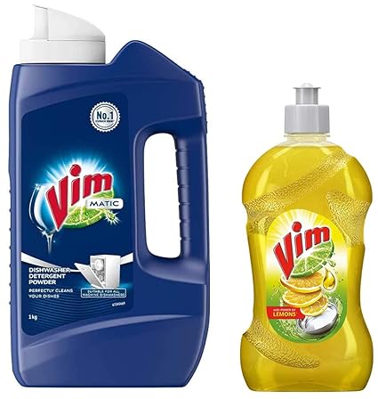 Vim Matic Dishwasher Detergent Powder 1 Kg, Designed by India's no. 1 ...