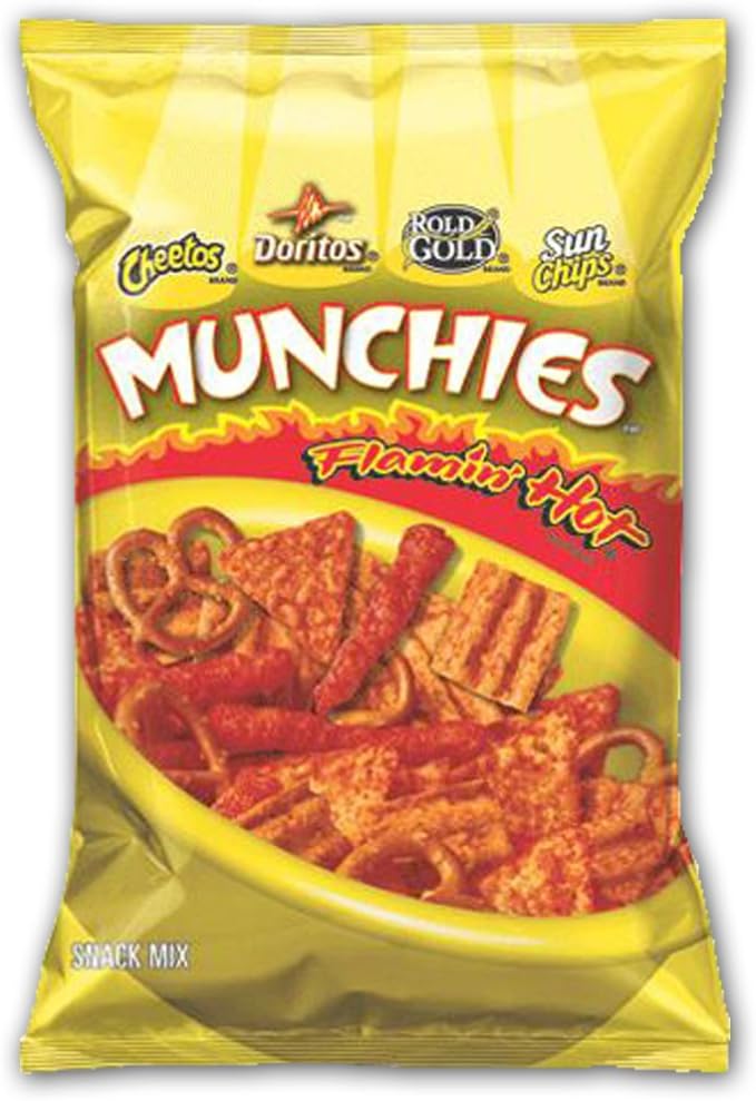 Amazon.com: Munchies Flamin' Hot Snack Mix 2 ounce bags, (Pack of 8)