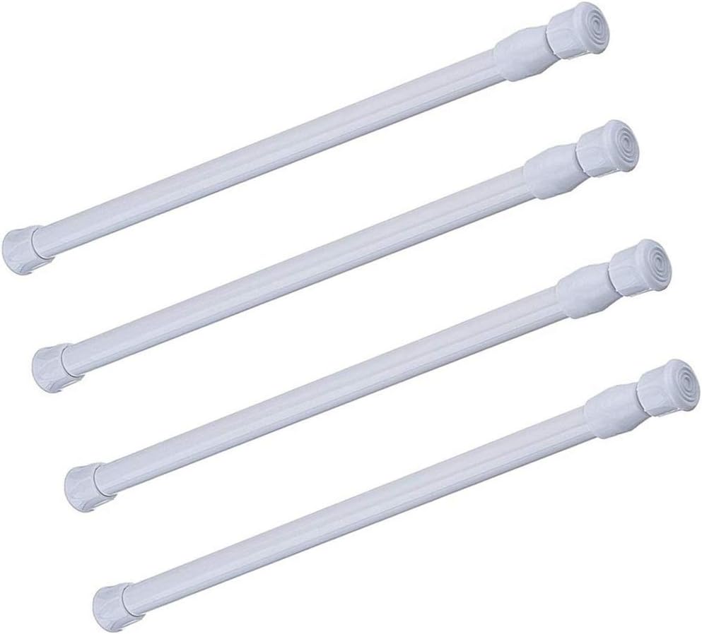 Amazon.com: qinnsou Cupboard Bars Tension Rods, 4 Pack Spring Tensions ...