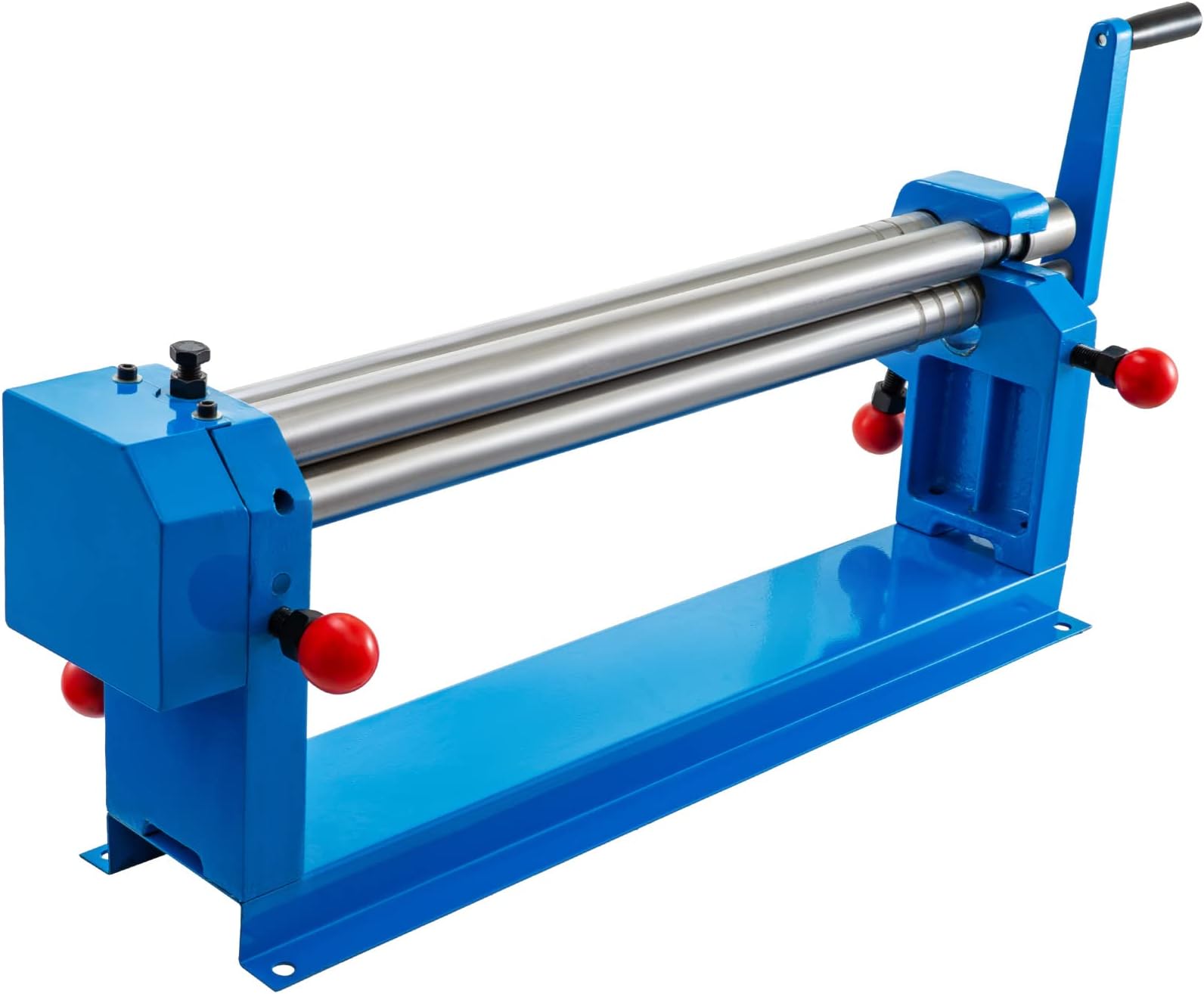 VEVOR 24 in. Slip Roll Roller Metal Plate Bending Round Machine, Slip ...