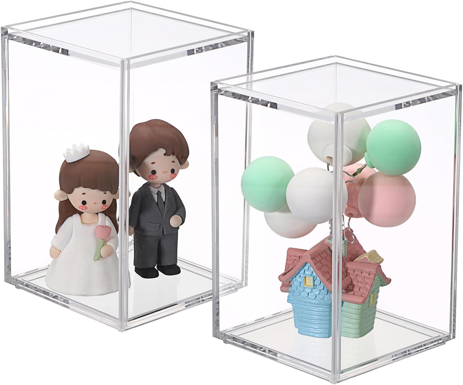 Amazon.com: Hipiwe Clear Display Case Box for Collectibles - Acrylic ...