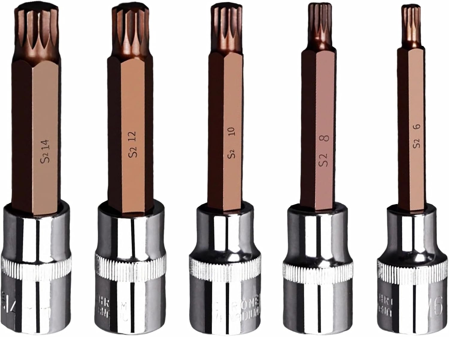 Amazon.com: PANSHIYON Triple Square Bit Set,5 Pieces XZN Triple Square ...