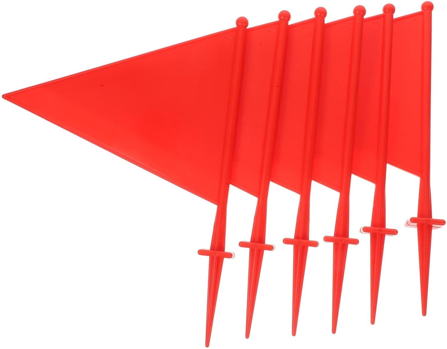 Amazon.com : Yardwe 6pcs Sprinkler Lawn Triangular Flag Landscape Flags ...