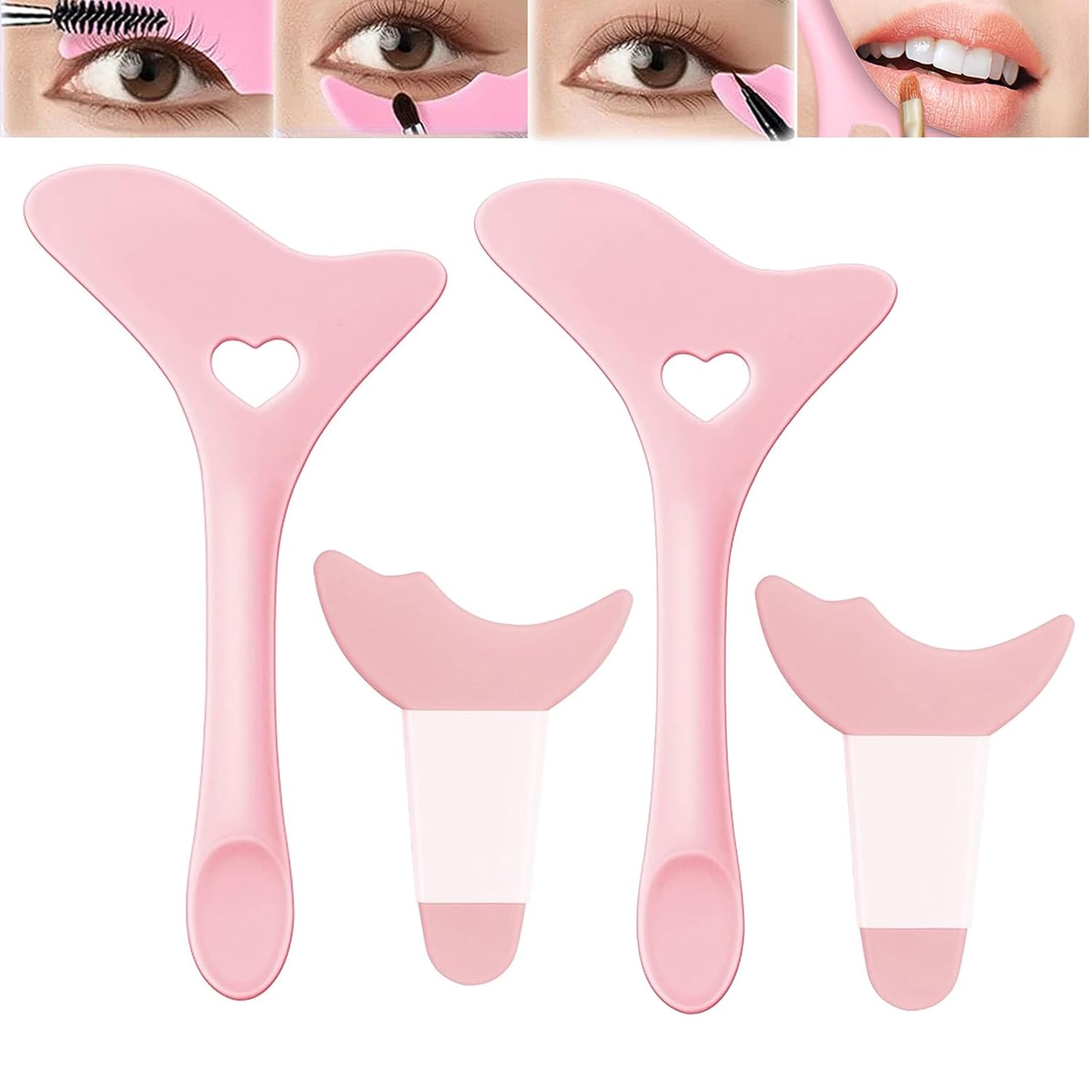 Amazon.com : GoLashFun 4PCS Professional Eyeliner Stencil Eyeshadow ...