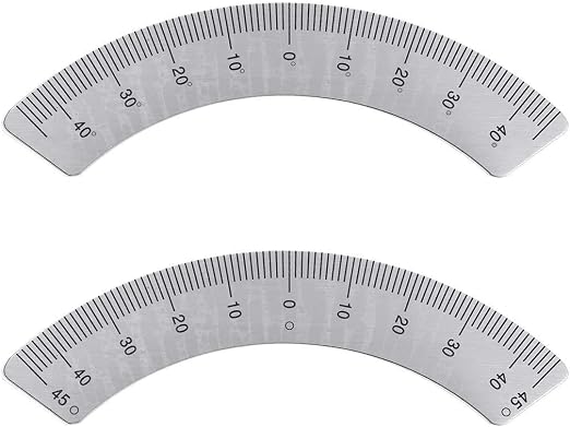 Angle Plate Scale Ruler 45 Degree Angle M1197 Protractor Milling ...