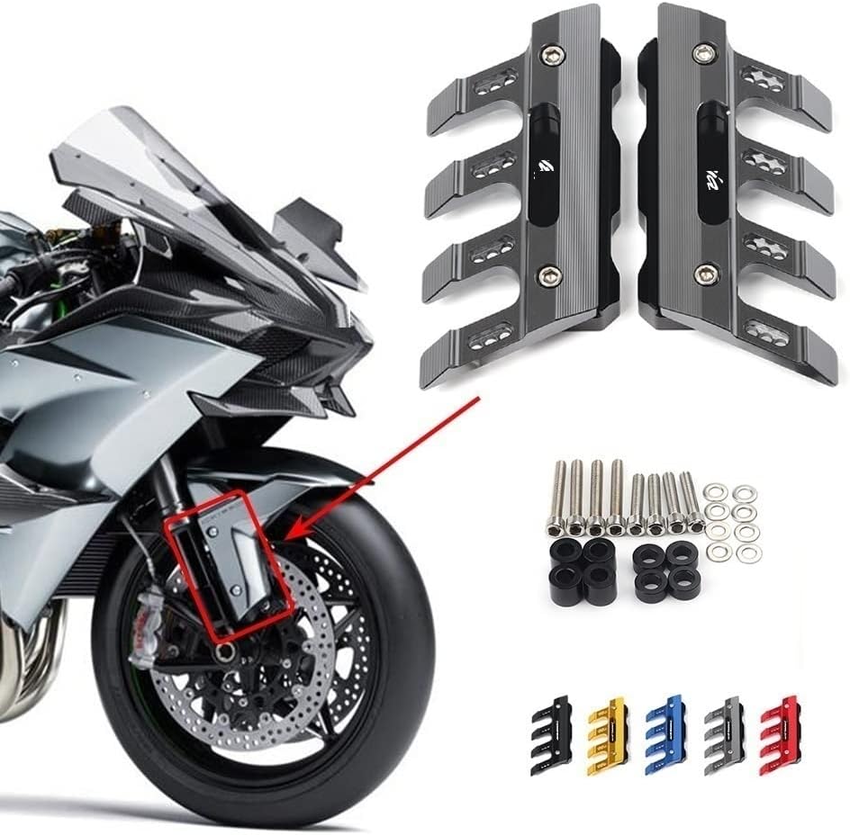 SCUUBE for Kawasaki Ninja H2 H2R Z400 Motorcycle Fall Side Guard Front ...